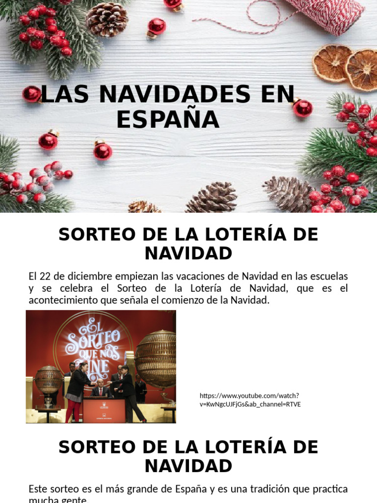 Las Navidades en España | PDF | Navidad | Nochebuena