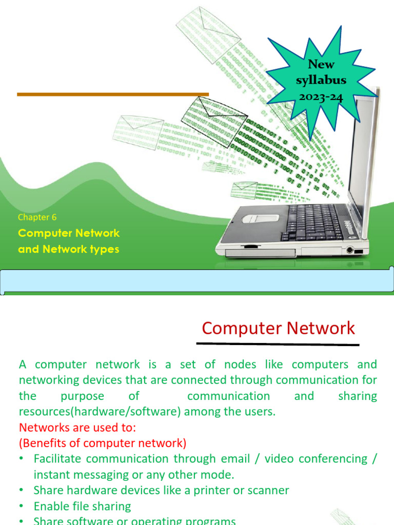 Class Xii Ip (065) Computer Networks Notes | PDF | File Transfer ...