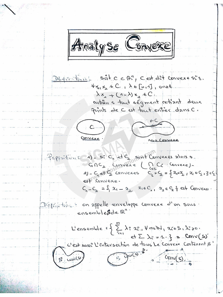 Chapitre 1 - Programmation Mathématique | PDF