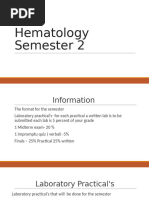 1472 - Practical 2 - Total RBC Count by Hemocytometer - Hematology Practicals | PDF | Red Blood ...