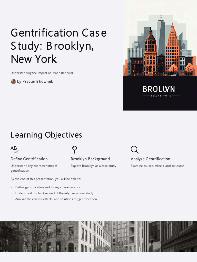 Gentrification Case Study Brooklyn New York | PDF | Cost Of Living ...