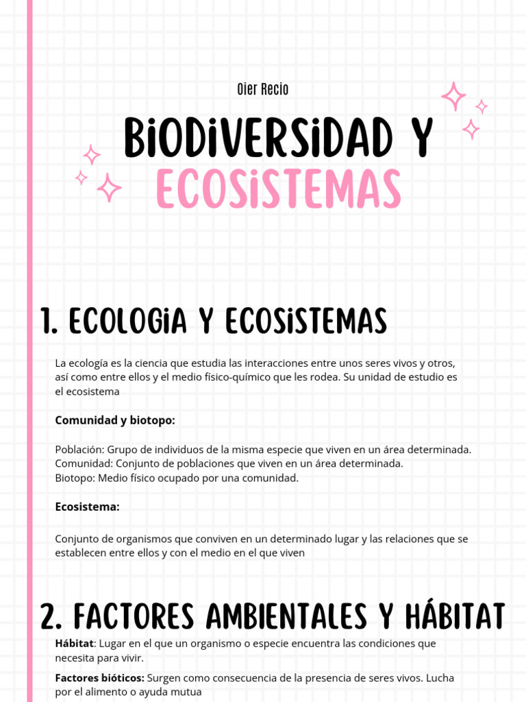 Cuaderno Biologia Tema 2 Oier Recio | PDF | Red alimentaria | Ecosistema