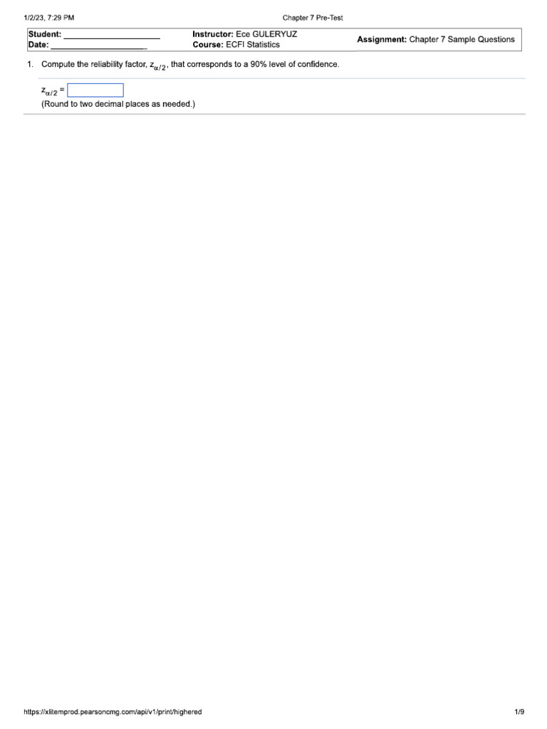 Chapter 7 Sample Questions | PDF