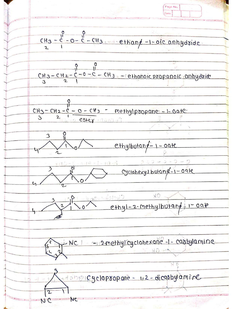 IUPAC Nomenclature - Chemistry Notes | PDF