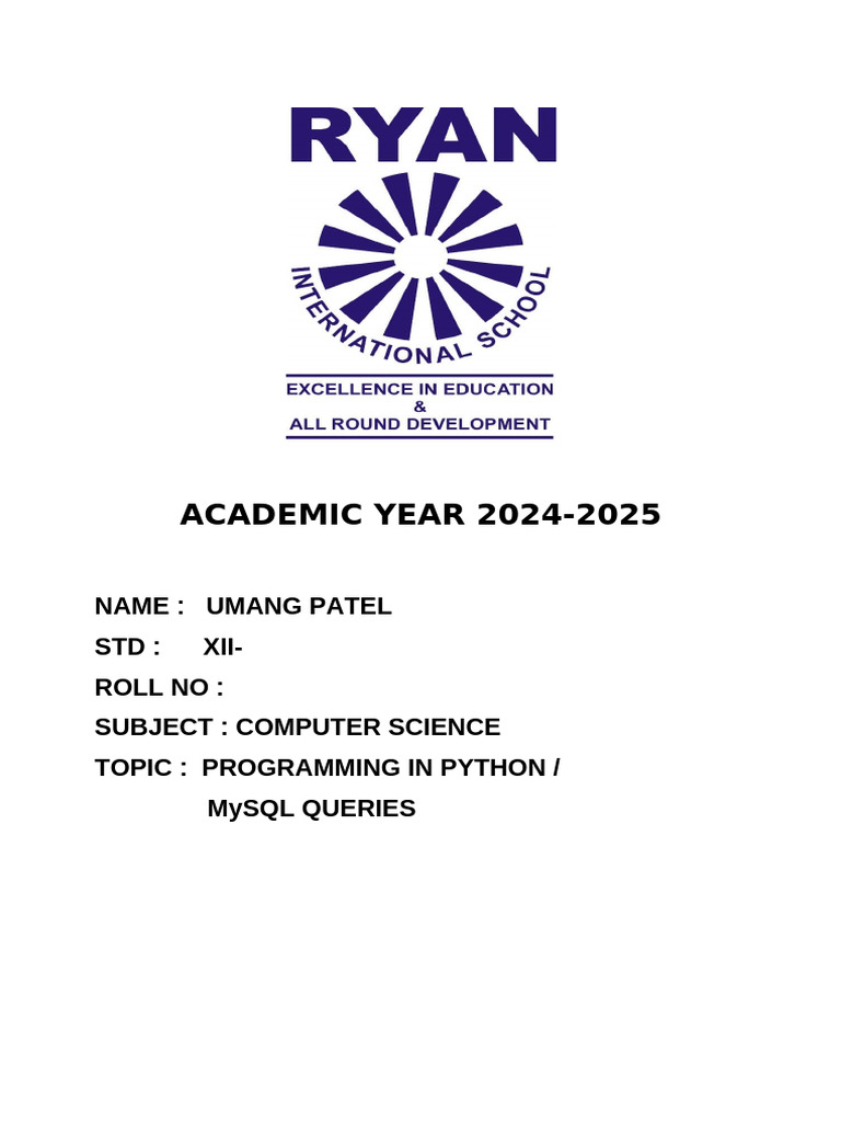 PROGRAM FILE-10 (1) | PDF | My Sql | Letter Case