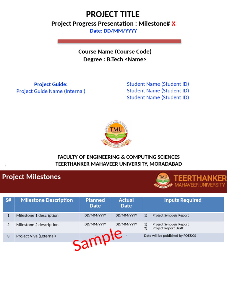 PDF Ccsit New T012C TMU Project Progress Presentation Phase 1&2 ...
