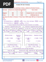 Variance Analysis Formulas Overview | PDF | Economics | Financial ...