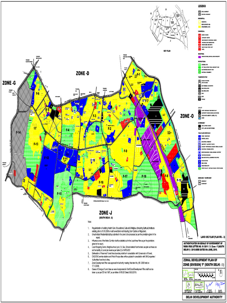ZONE 'F' - Landuse | PDF