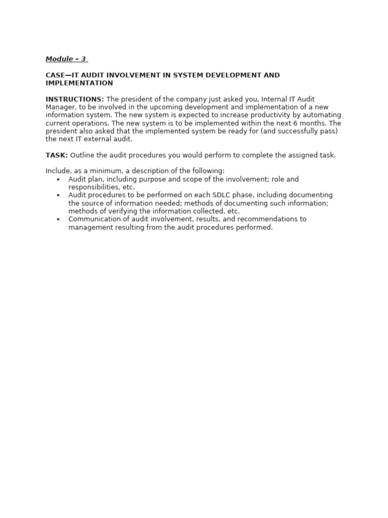 Module 3 Case Study | PDF
