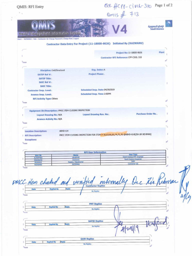 QR#CPP-CIVIL-310_QMIS#713 | PDF