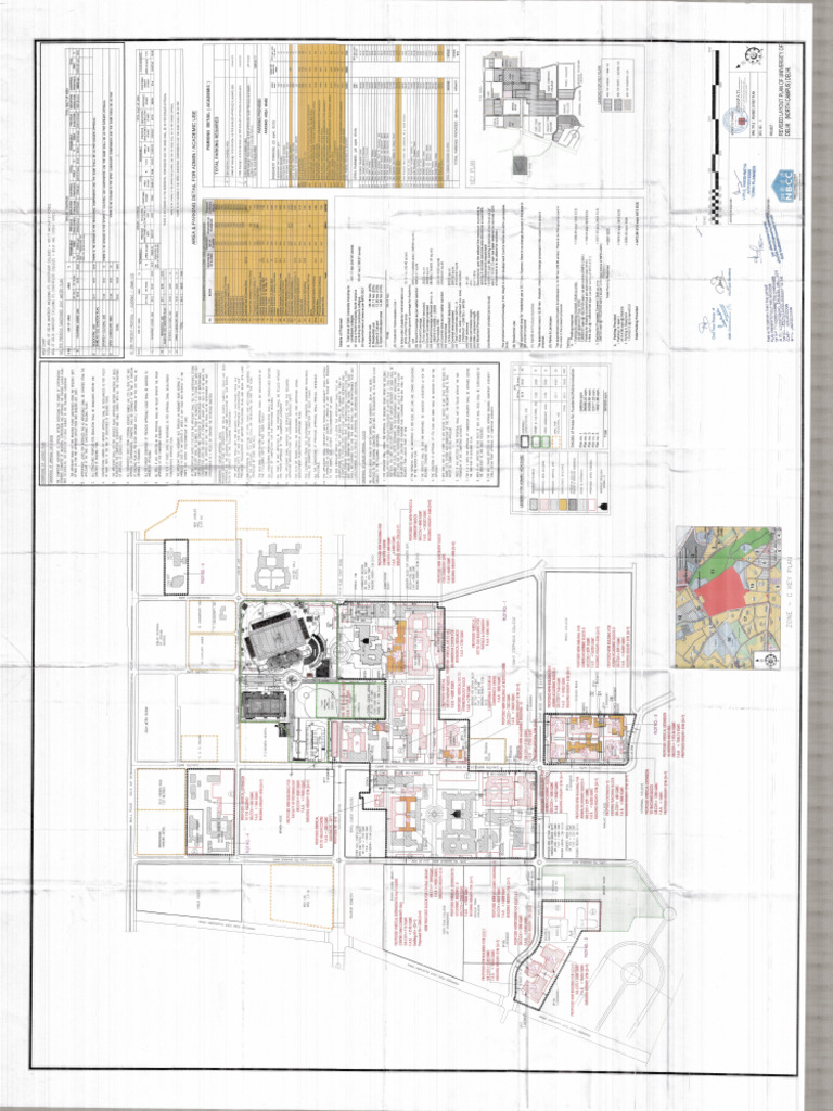 Scanned Approved Master Plan of DU, North Campus | PDF