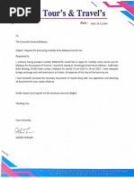 MFC Border Letter | PDF