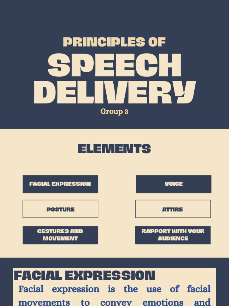 Speech Delivery | PDF | Communication | Gesture
