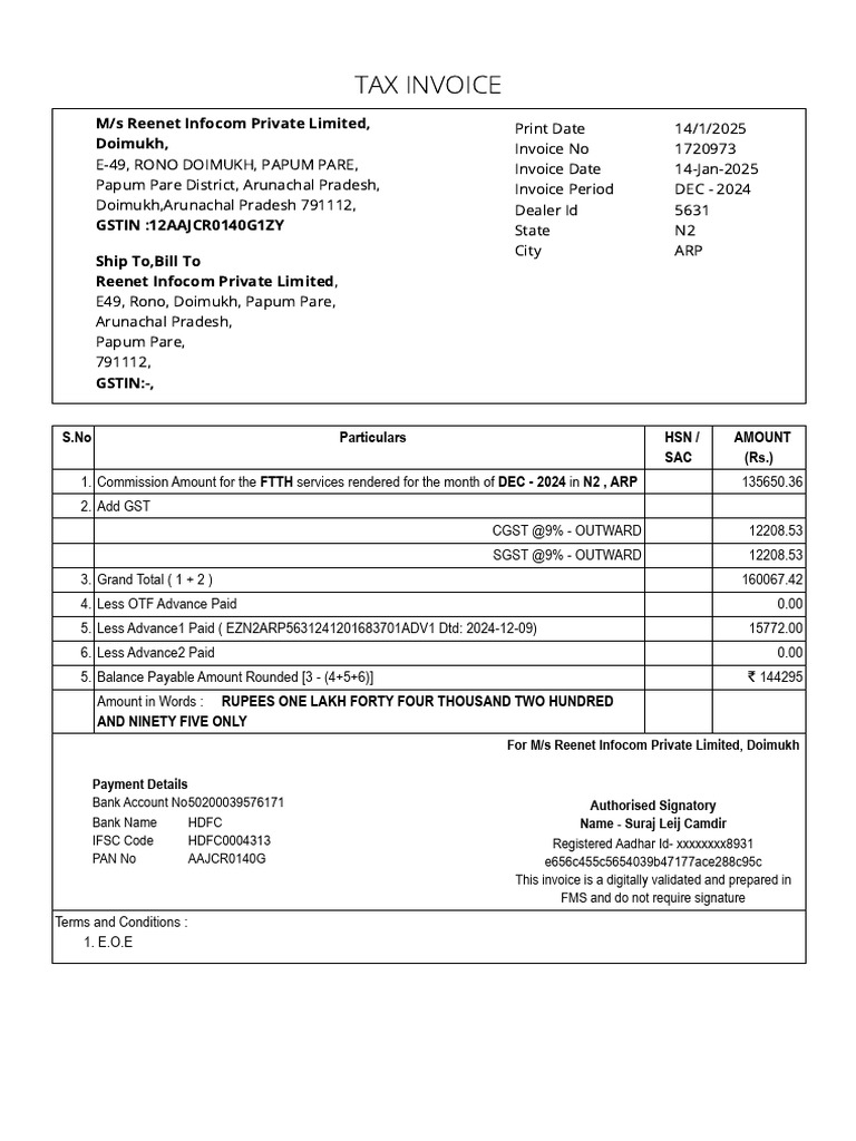 FMS _ Franchisee Management System (1) | PDF | Invoice | Taxation