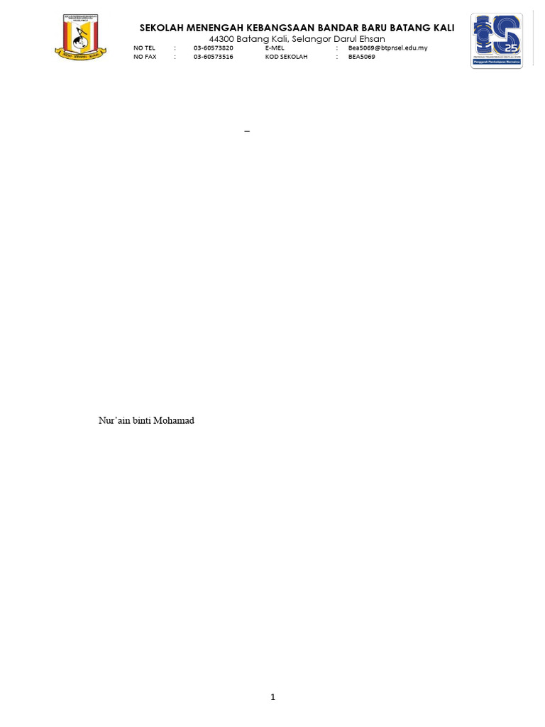 V2 Minit Mesyuarat Kurikulum Bil 1 2023 2024 | PDF