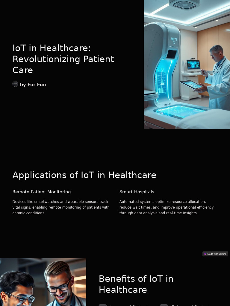 IoT in Healthcare Revolutionizing Patient Care | PDF | Internet Of ...