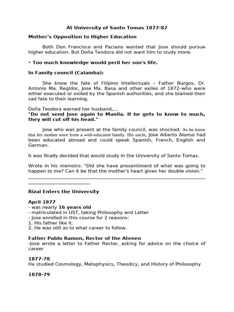 At University of Santo Tomas 1877-82 | PDF | Philippines