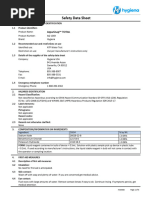 Un2990 MSDS | PDF | Oxygen | Safety