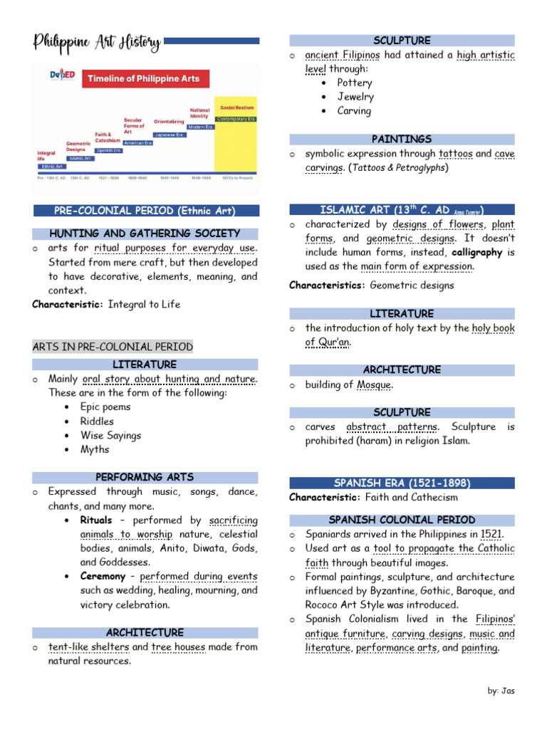 Phil Art History Lesson 2 Pdf Sculpture Modernism