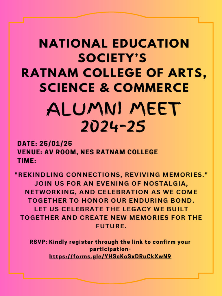 Alumni Meet 2024-25 | PDF