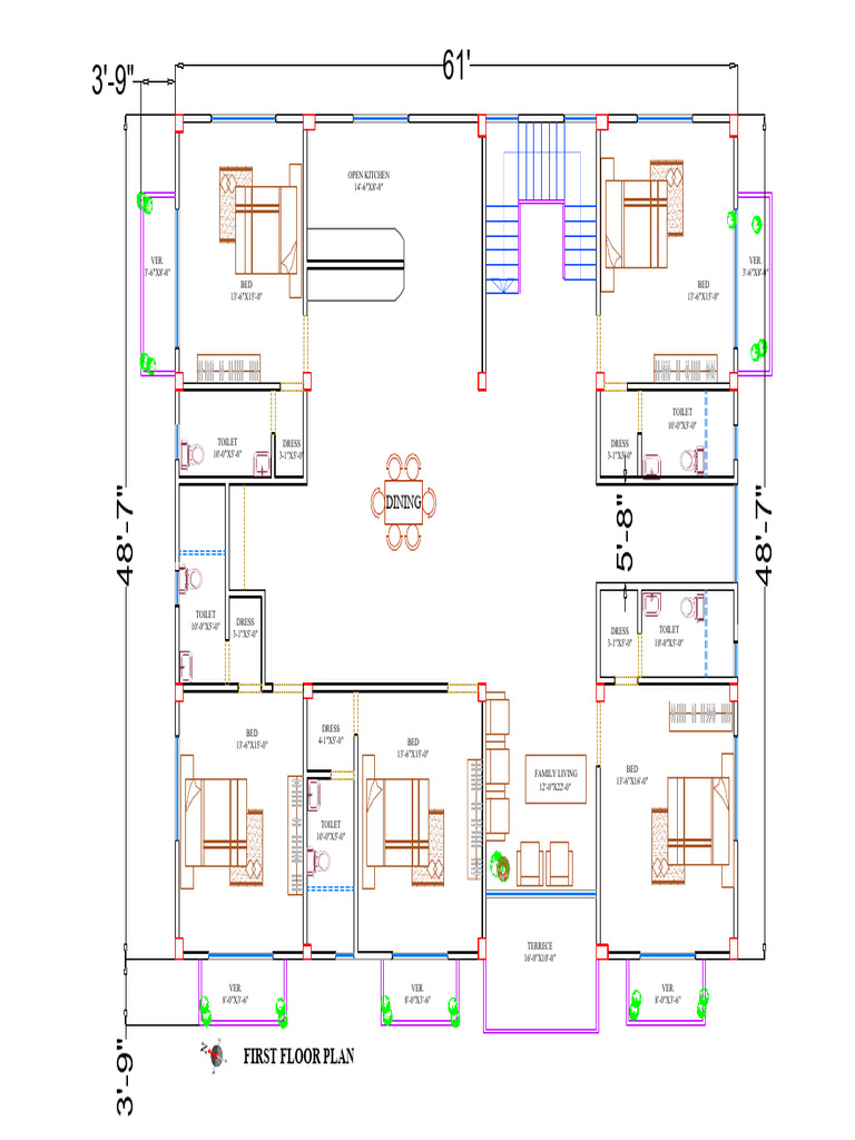 1.FIRST FLOOR PLAN | PDF