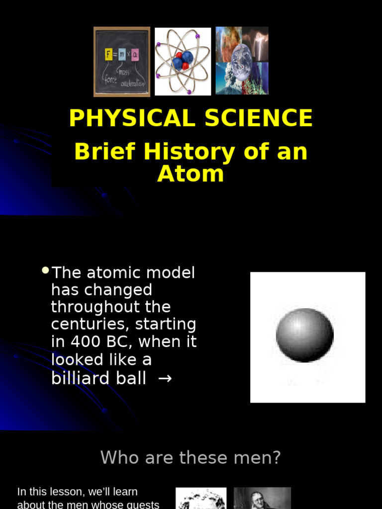 Physci Lesson 2 Discoveries of Atom and Atomic Structure | PDF | Atoms ...