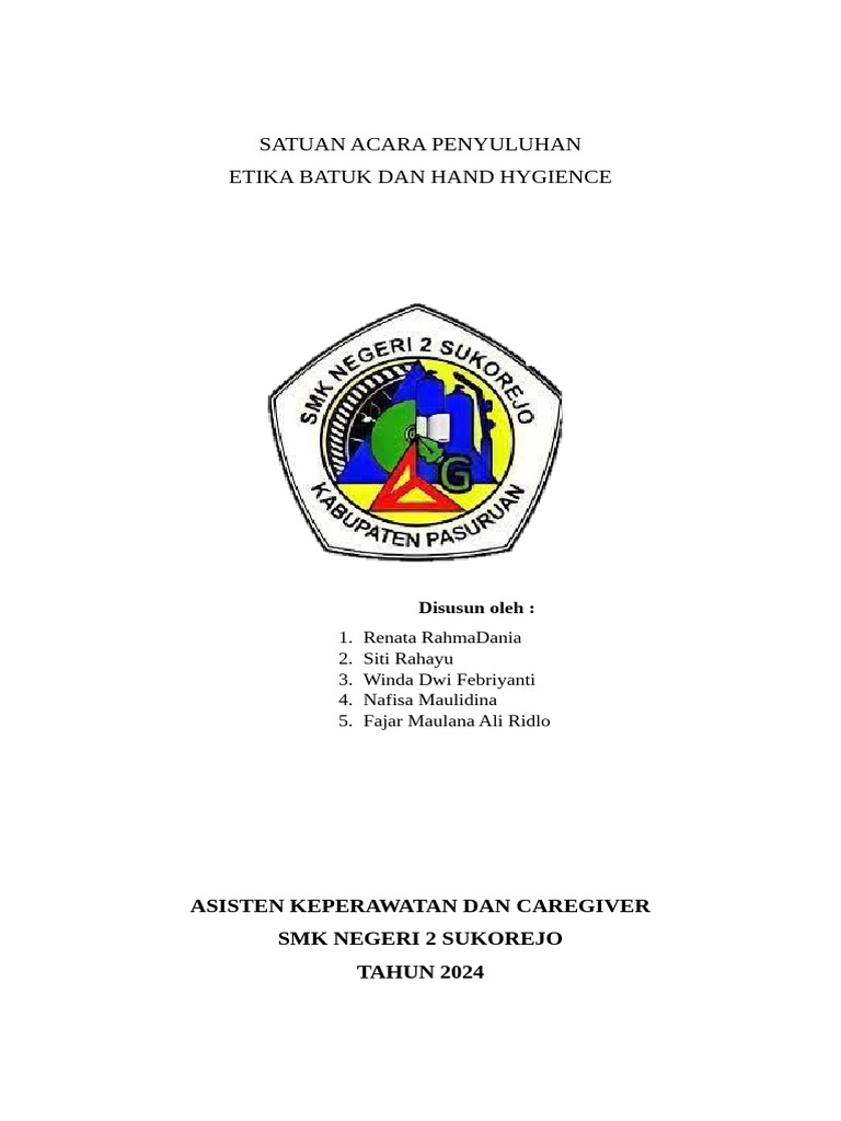 Sap Etika Batuk Wisma Serunii Baruuuuuu | PDF