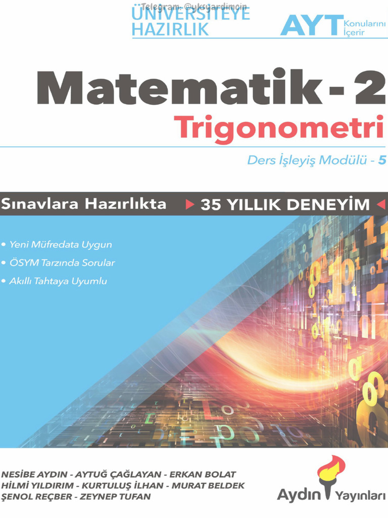 Aydın Yayınları AYT Matematik Trigonometri | PDF