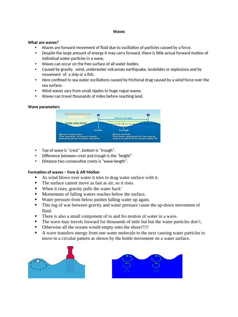 08 Waves | PDF | Sea | Applied And Interdisciplinary Physics