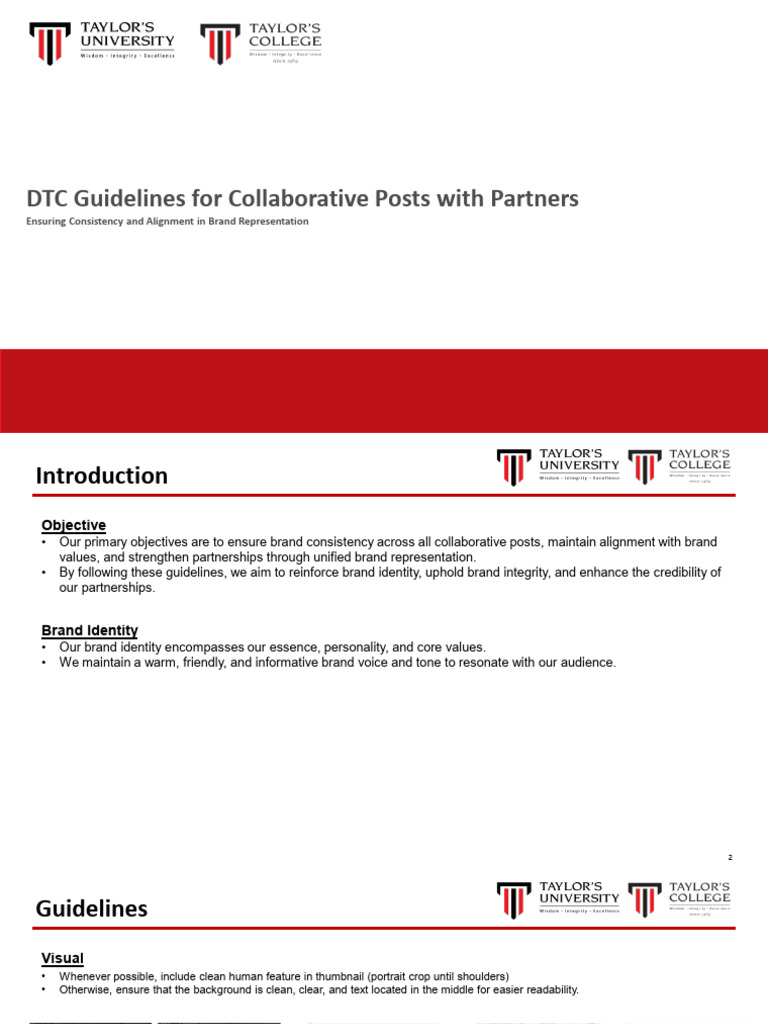 Guidelines - Collaborations | PDF | Brand | Logos