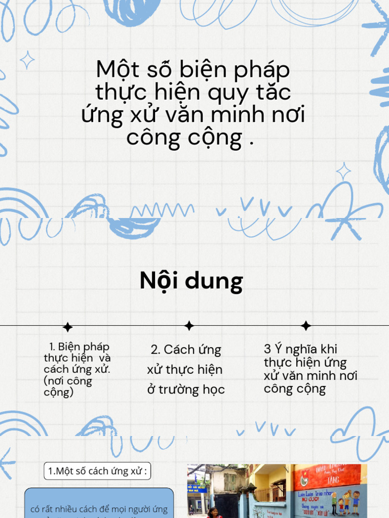 Một số biện pháp thực hiện quy tắc ứng xử văn minh nơi công cộng . | PDF