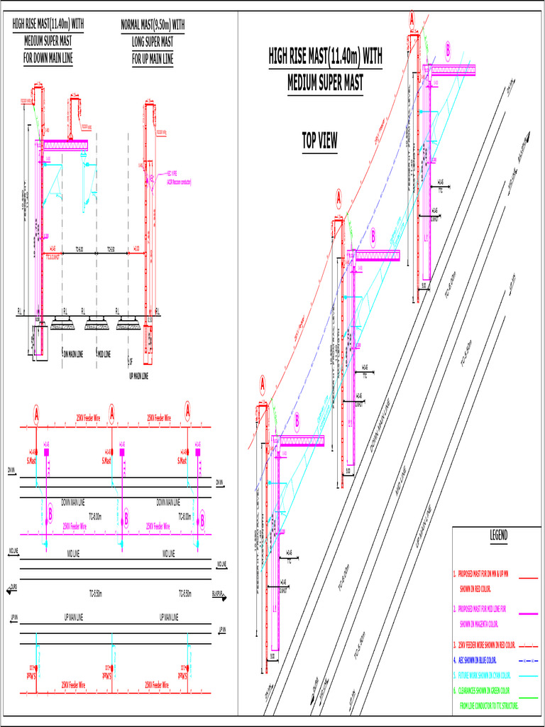 Clearance study With High rise mast | PDF | Electrical Engineering ...