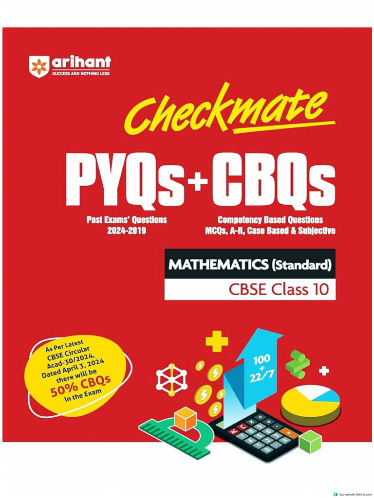 Arihant Class 10 Maths Standard Checkmate PDF | PDF