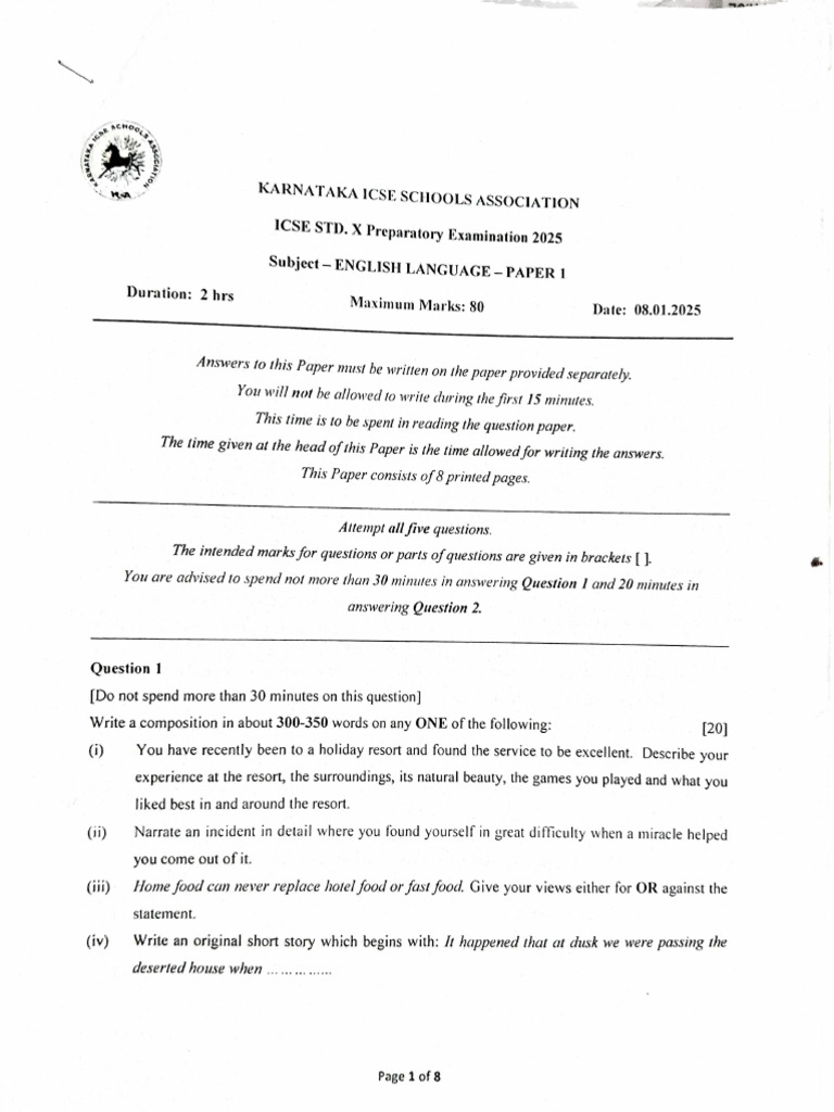 English Language KISA Paper | PDF