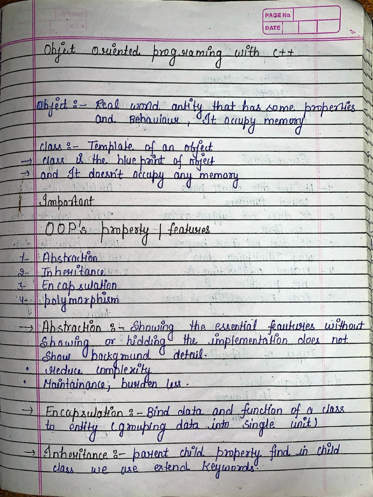 Object Oriented Programing With C++ | PDF