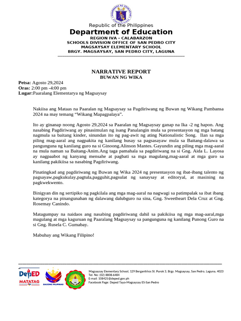 narrative-Buwan-ng-Wika-2024_124513 | PDF