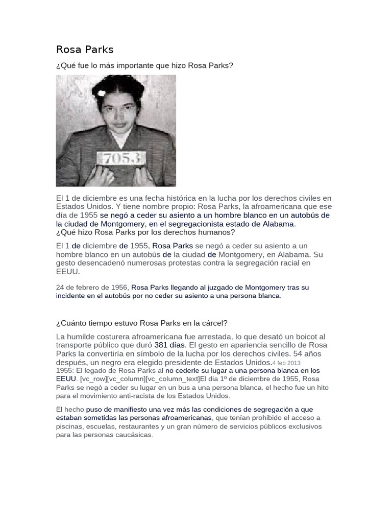 Rosa Parks | PDF