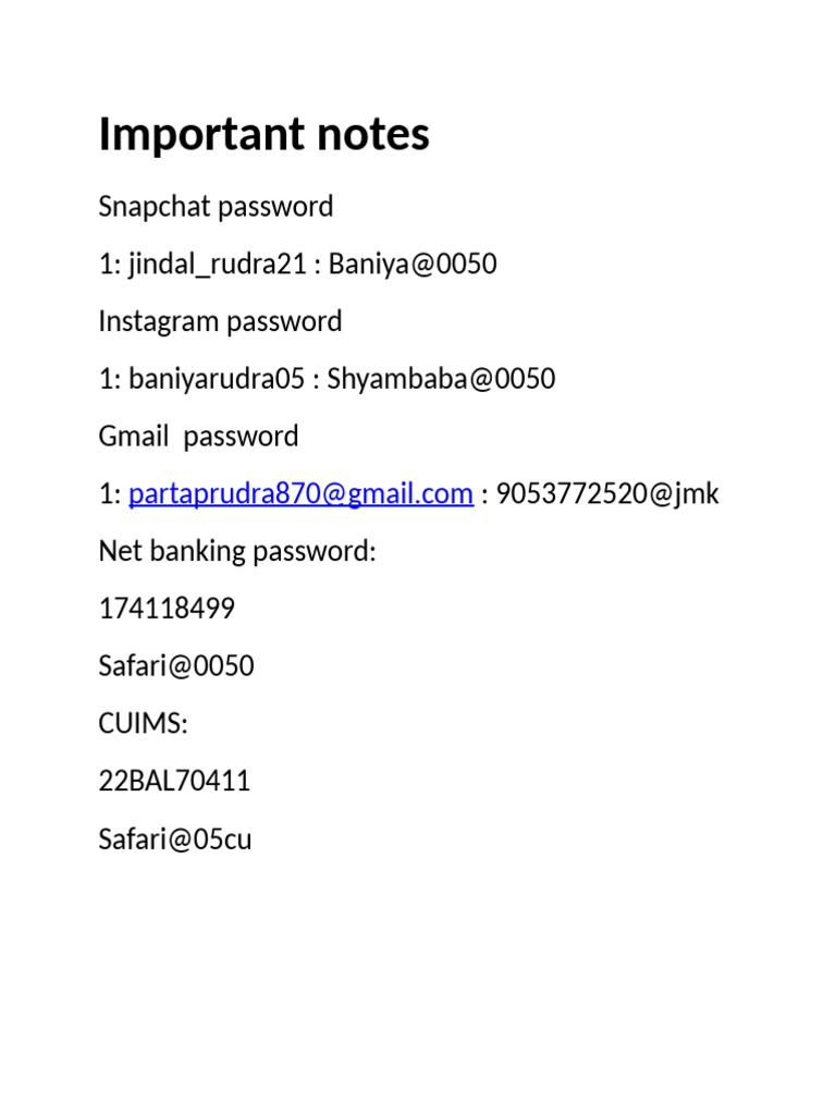 Rudra Documents | PDF