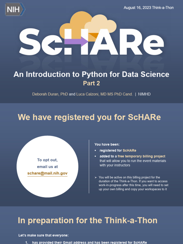 Python Data Science Workshop Overview | PDF | Cloud Computing | Artificial Intelligence