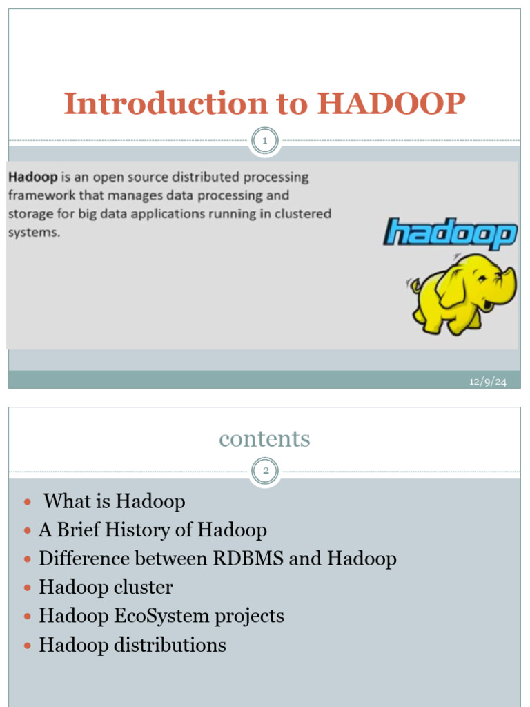 HADOOP | PDF | Apache Hadoop | Concurrent Computing HADOOP | PDF | Apache Hadoop | Concurrent Computing