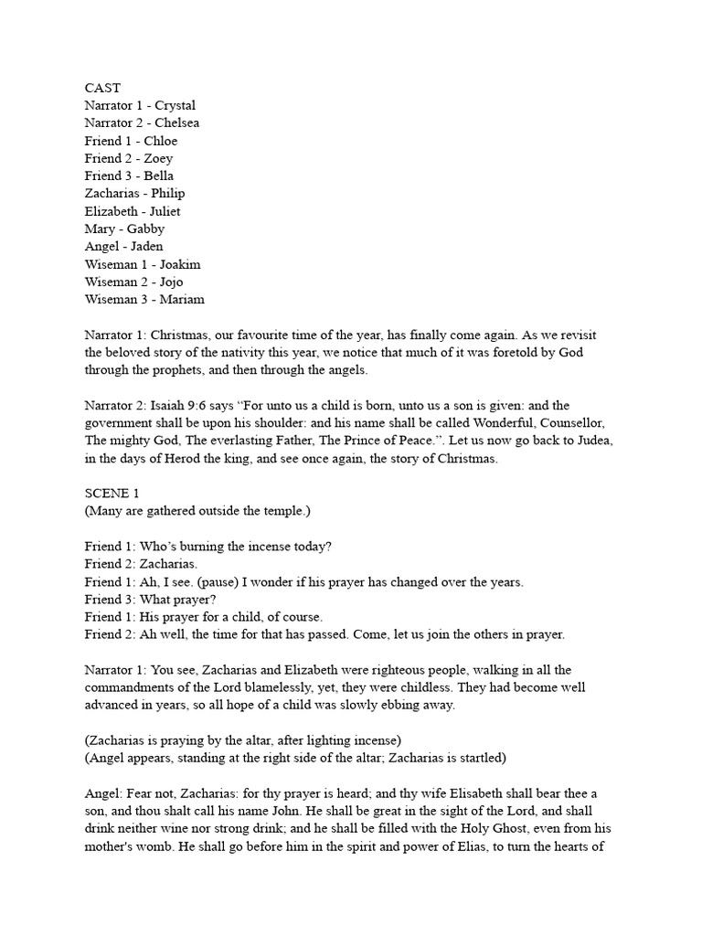 Prophecies of Christmas 2024 | PDF | Mary, Mother Of Jesus | Religious ...