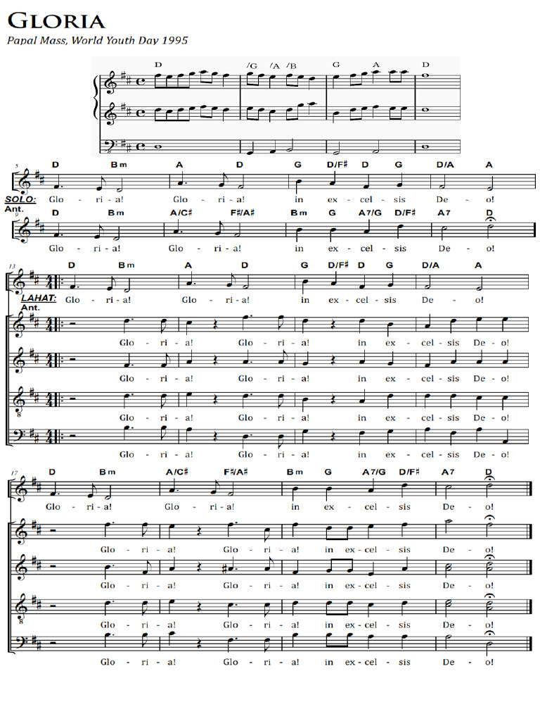 Gloria - Maramba | PDF