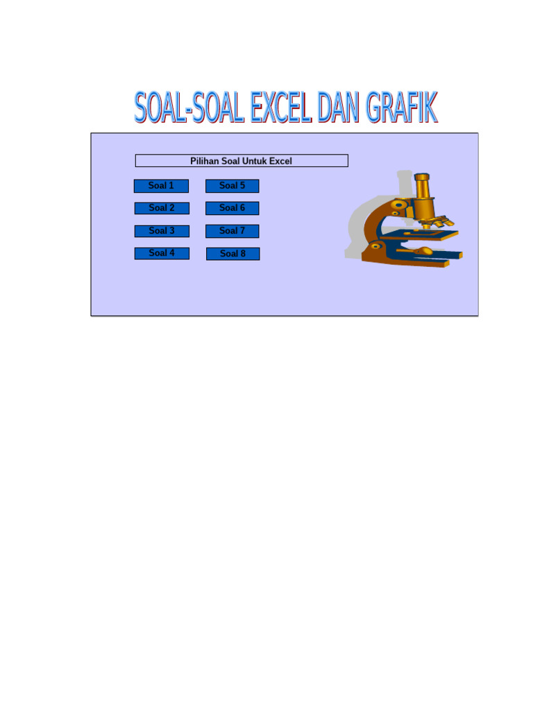 Latihan Soal Soal Excel Nama Nim | PDF