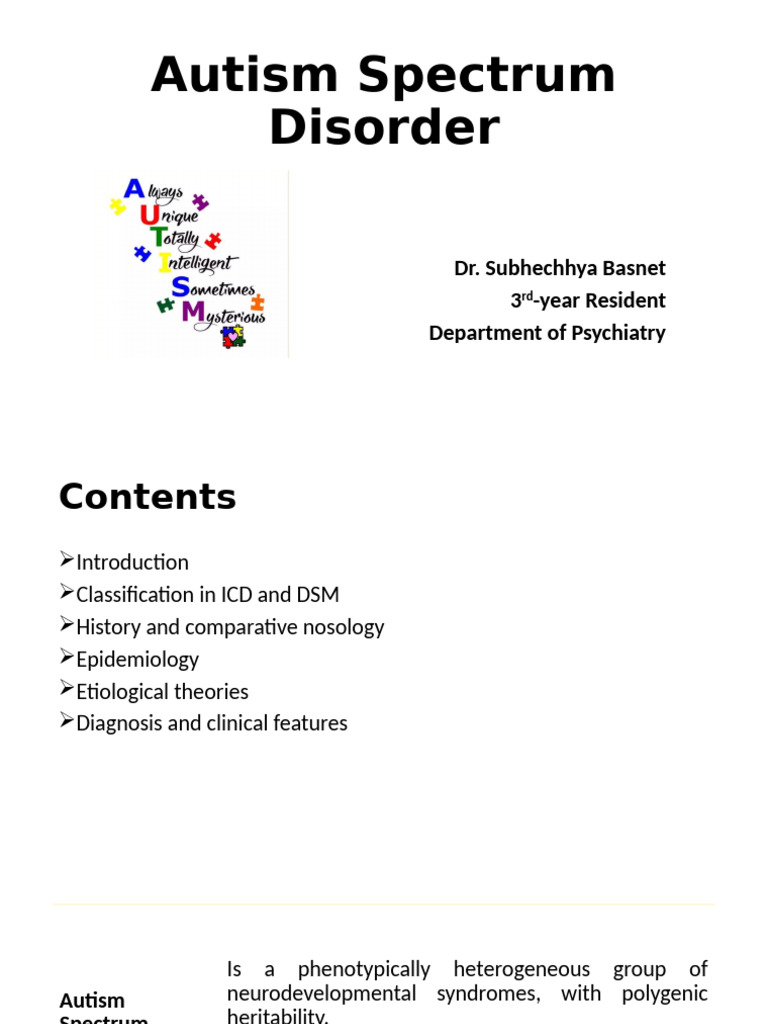 Autism Spectrum Disorder | PDF | Pervasive Developmental Disorders ...