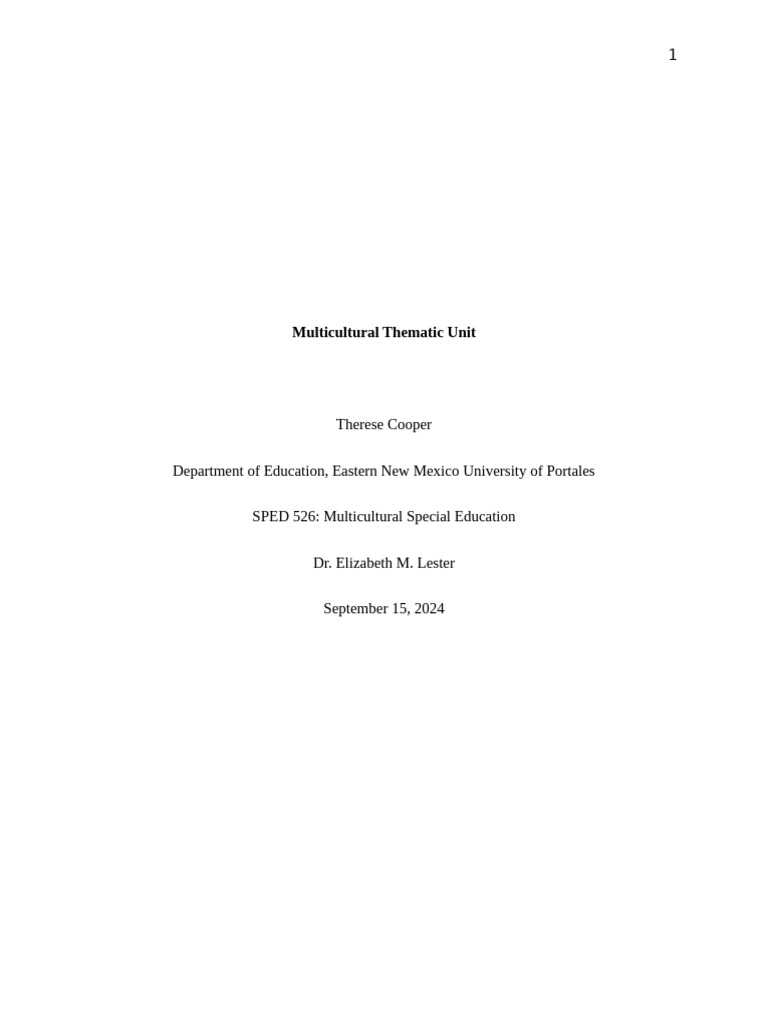 Multicultural Education for Autism Support | PDF | Autism Spectrum ...