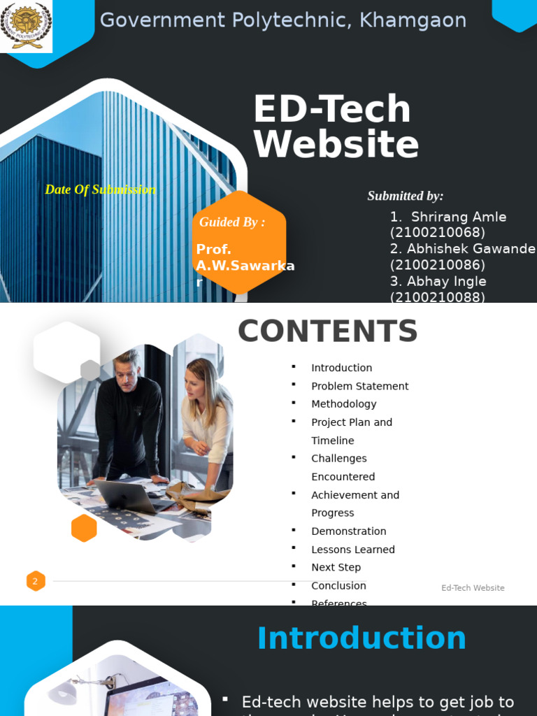 02 - 18 - 20 - 50 - 54 - Ed-Tech Website | PDF | Computing | Software