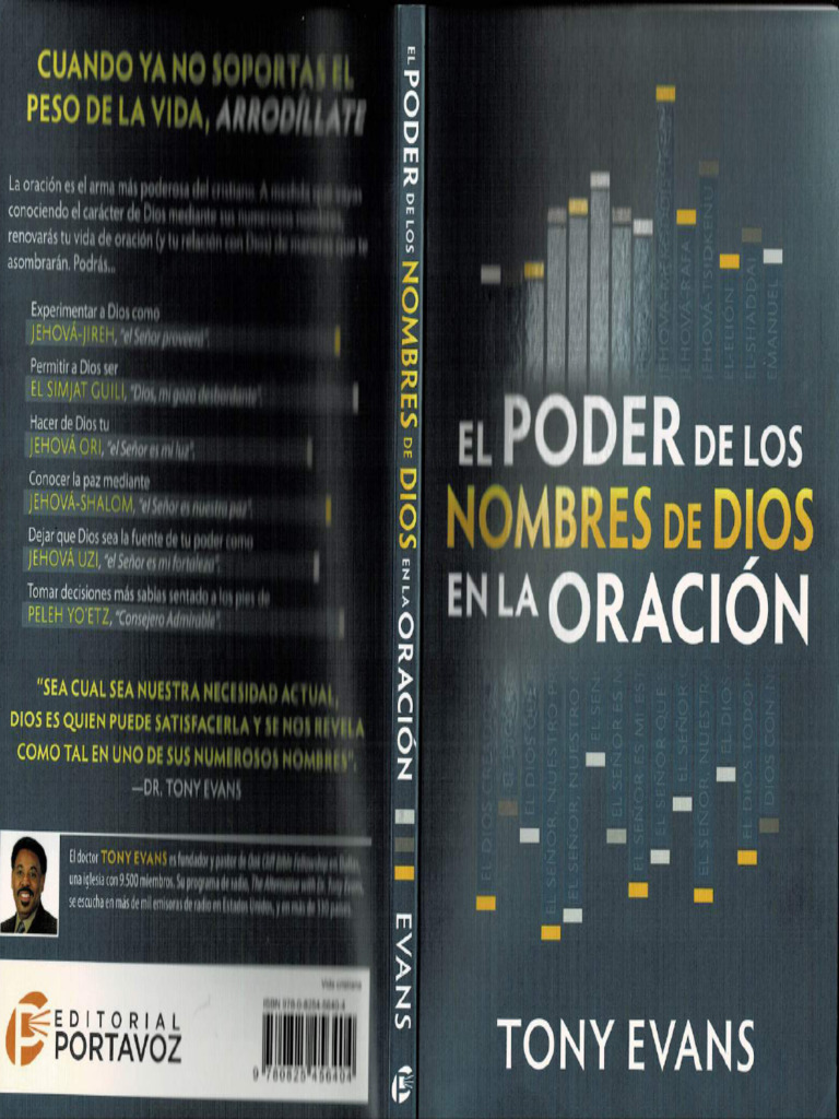 Tony Evans - El Poder de Los Nombres de Dios en La Oracion-1 | PDF