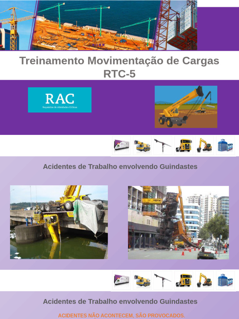 NR11 RTC5 - Treinamento Içamento de Cargas | PDF
