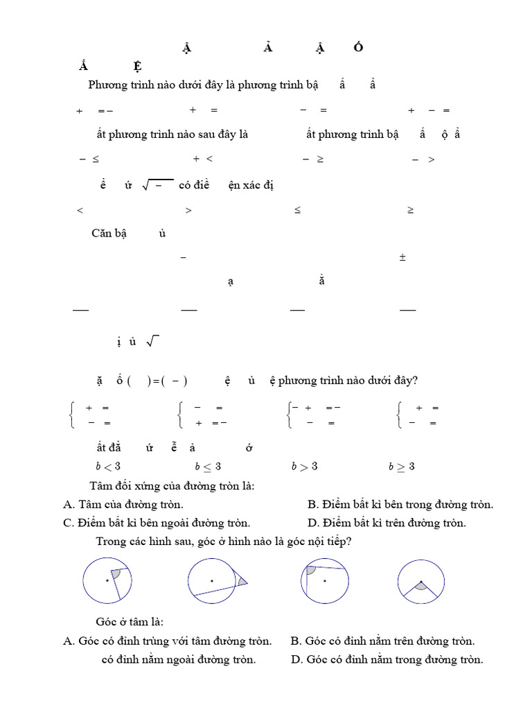 BT Tham Khao On Tap Cuoi HK1 | PDF