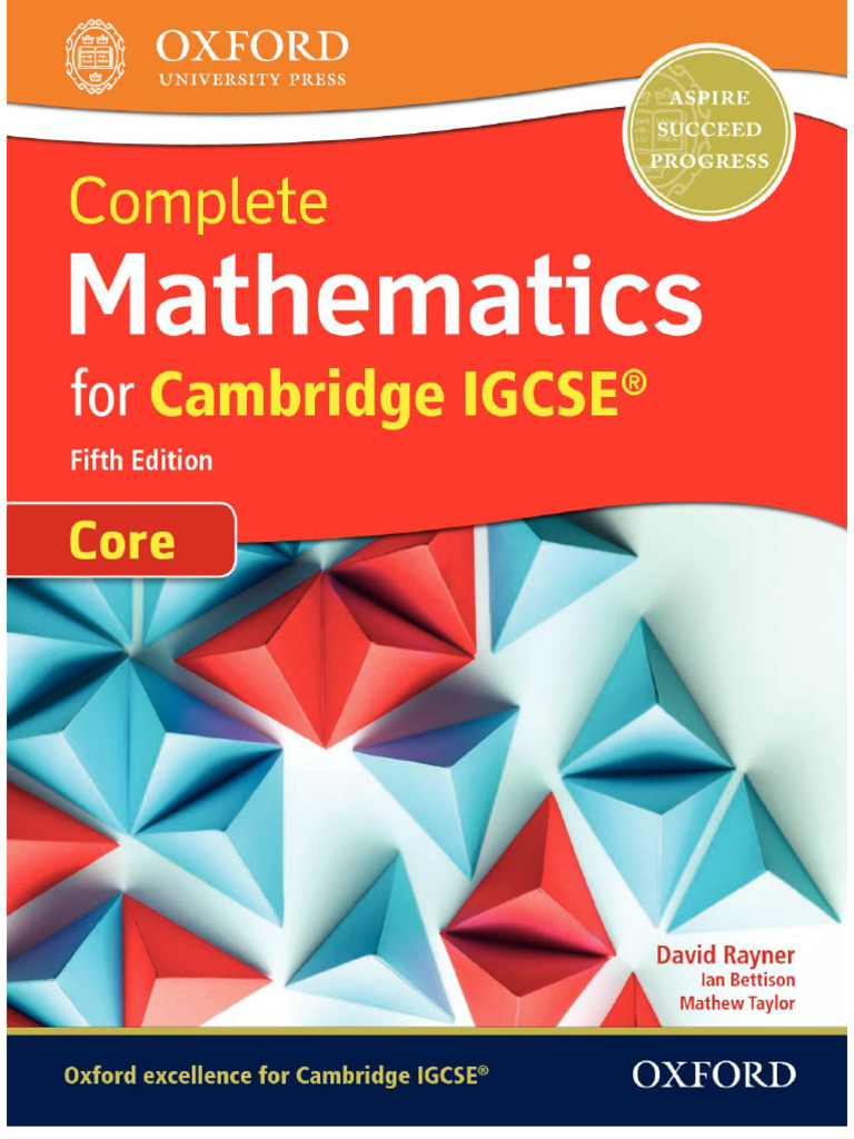 Complete Mathematics For Cambridge Igcse Fifth Edition Core | PDF
